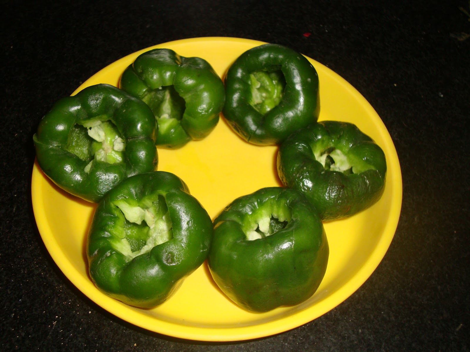 Bharwa Shimla Mirch - Indian Cooking at Ease