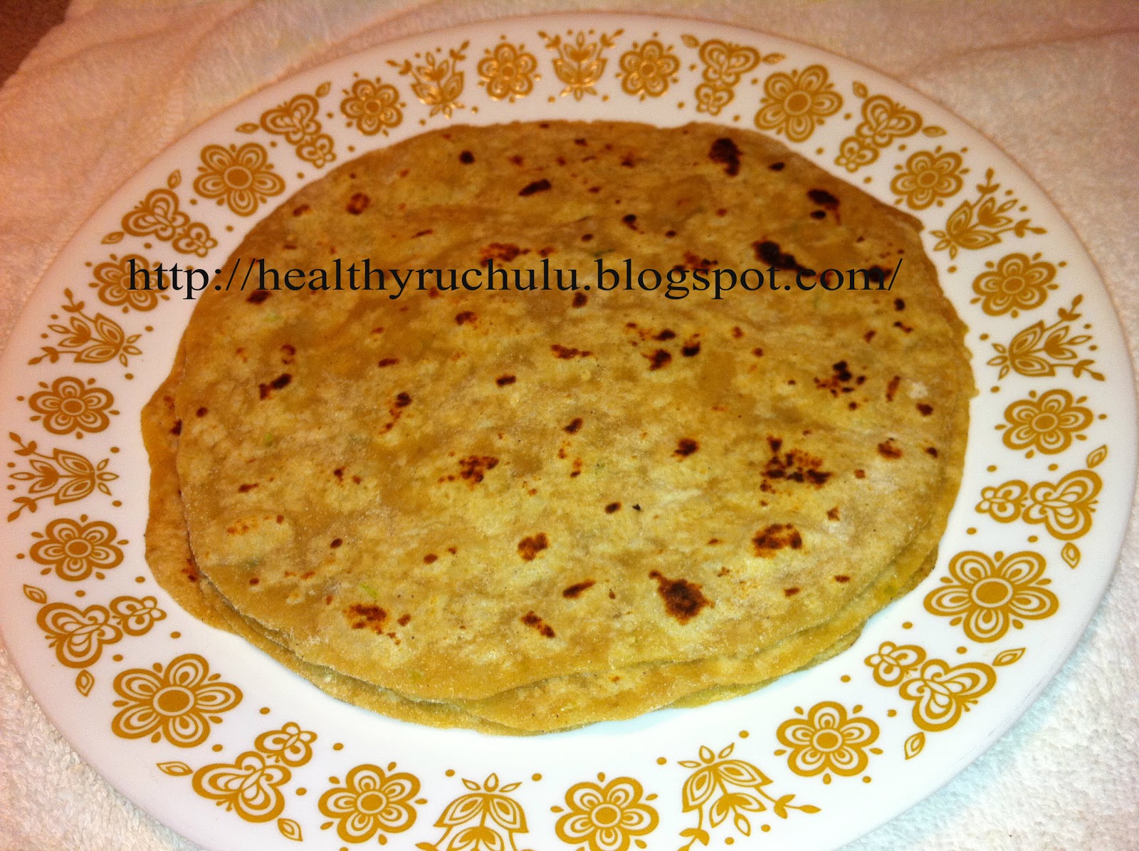 Welcome to Healthy Kitchen: Aloo Paratha/Aloo Chapathi/Indian Flat Bread