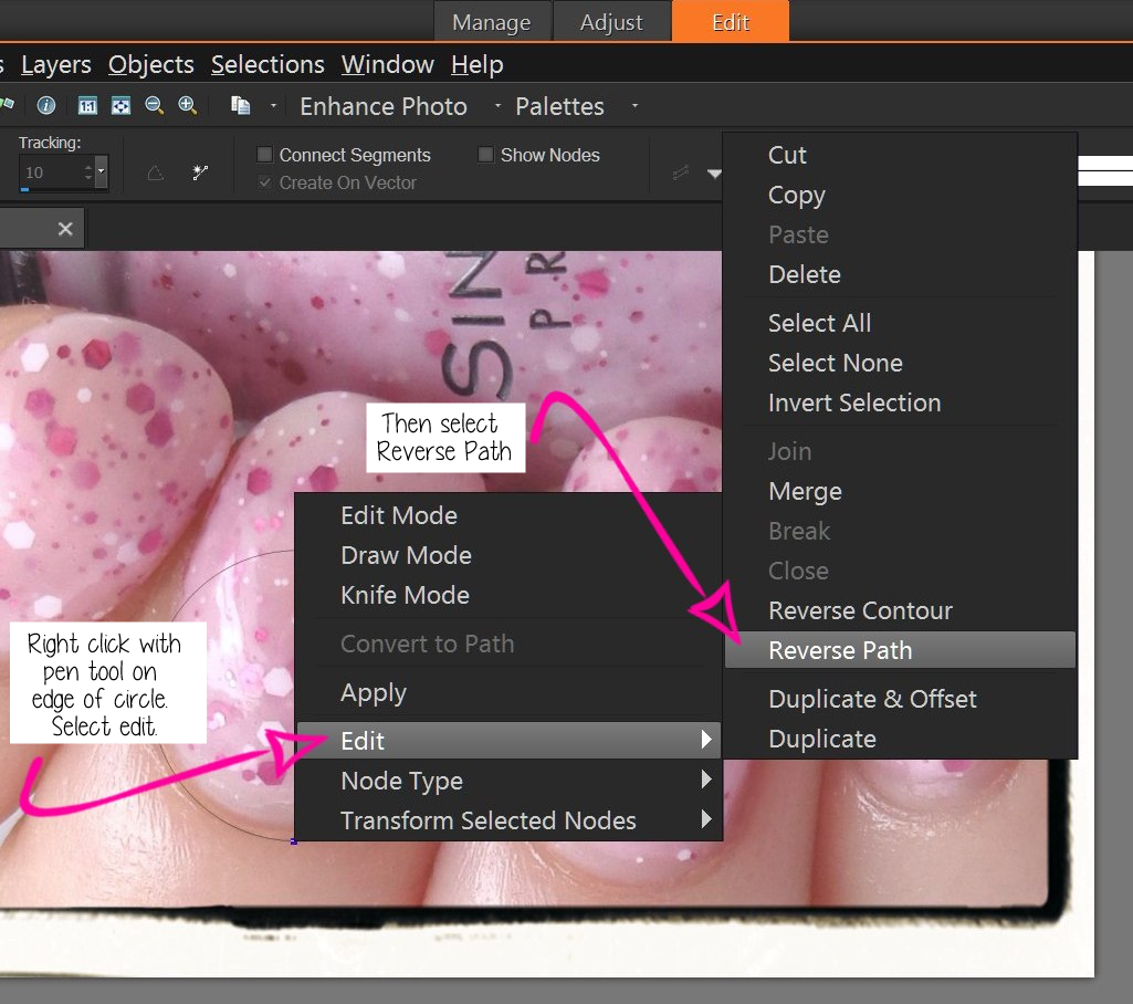 Tunay Na Mahal: Creating Curved Watermarks for Nail Polish Photos w ...