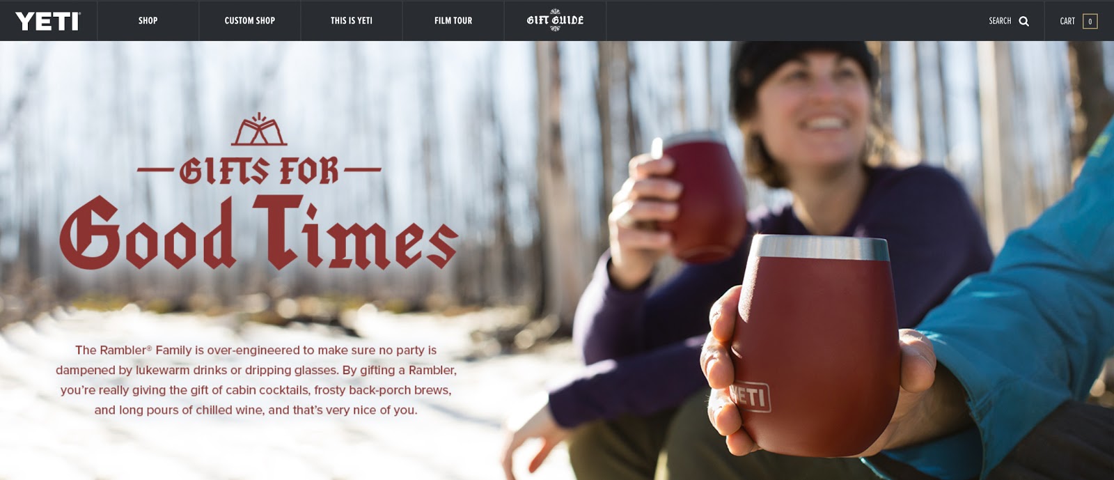 YETI Coolers Winter Holiday