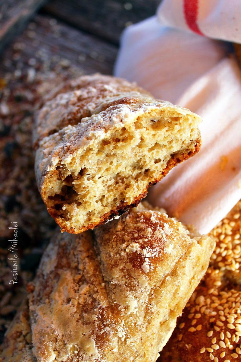 Baghete integrale, fără gluten, fără frământare - Din bucatarie, cu pasiune