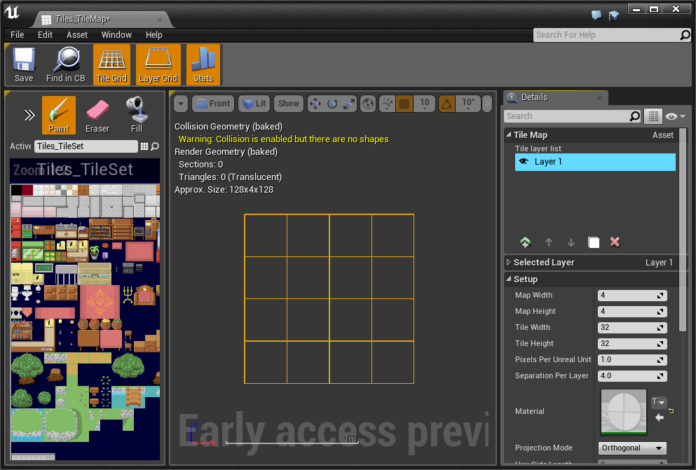 Romero Blueprints++: 2D Levels with Tile Maps