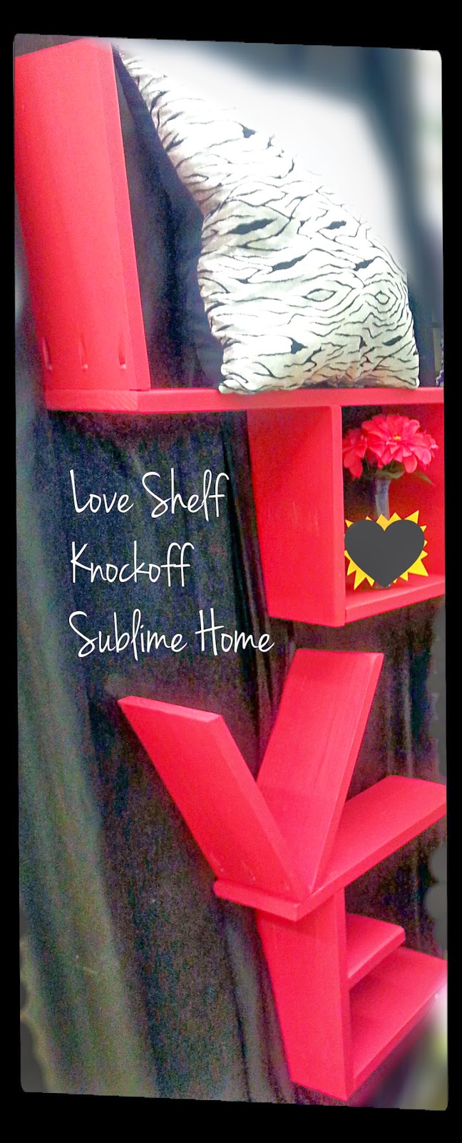 Sublime Home: DIY Love Shelf inspired by Pottery Barn