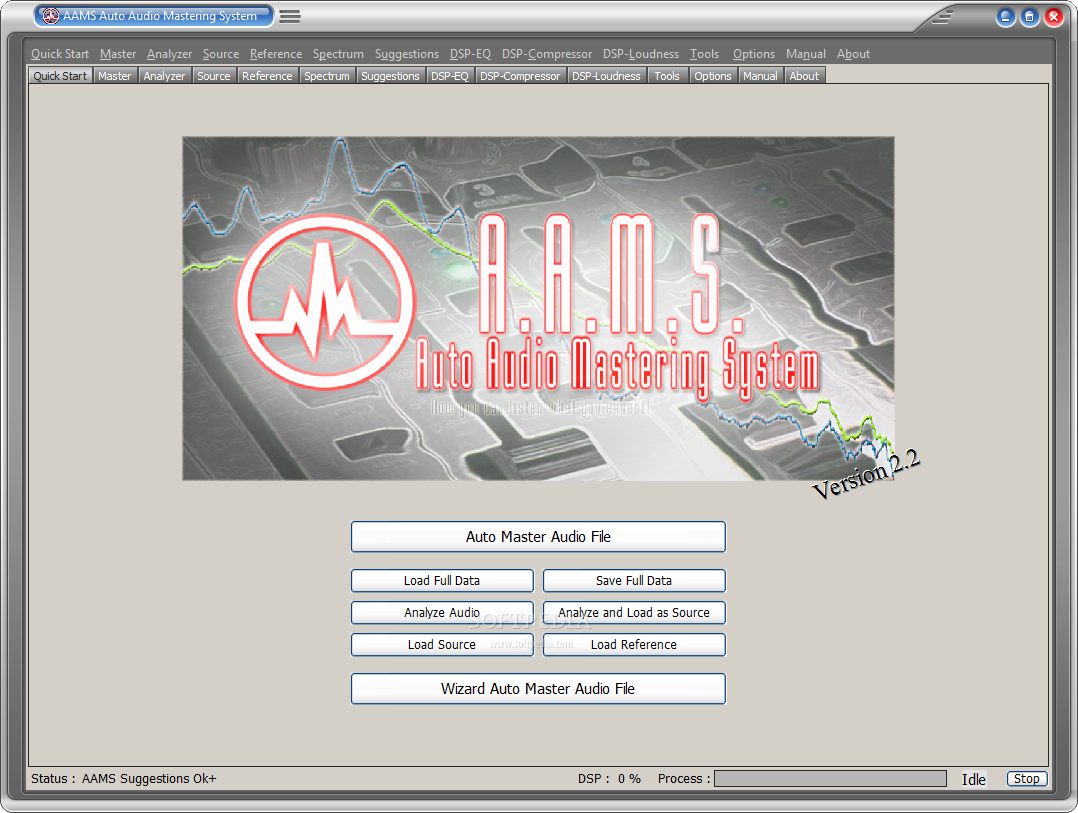 Dj ALex Producciones: AAMS Auto Audio Mastering System