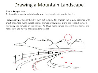 Art at Becker Middle School: 7th graders- Landscape Practice