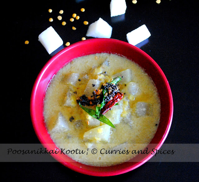 Curries and Spices: Poosanikkai (Winter Melon) Kootu