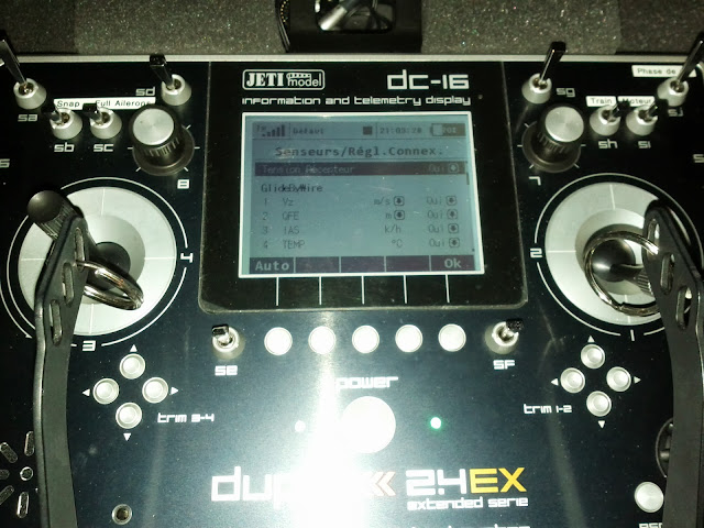 GlideByWIre: Vario-GPS sur Jeti DC16