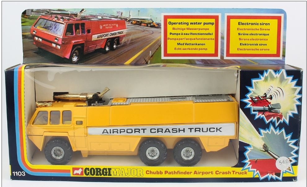 Quando il colore conta: Corgi 1103 Chubb Pathfinder Airport Crash Truck ...