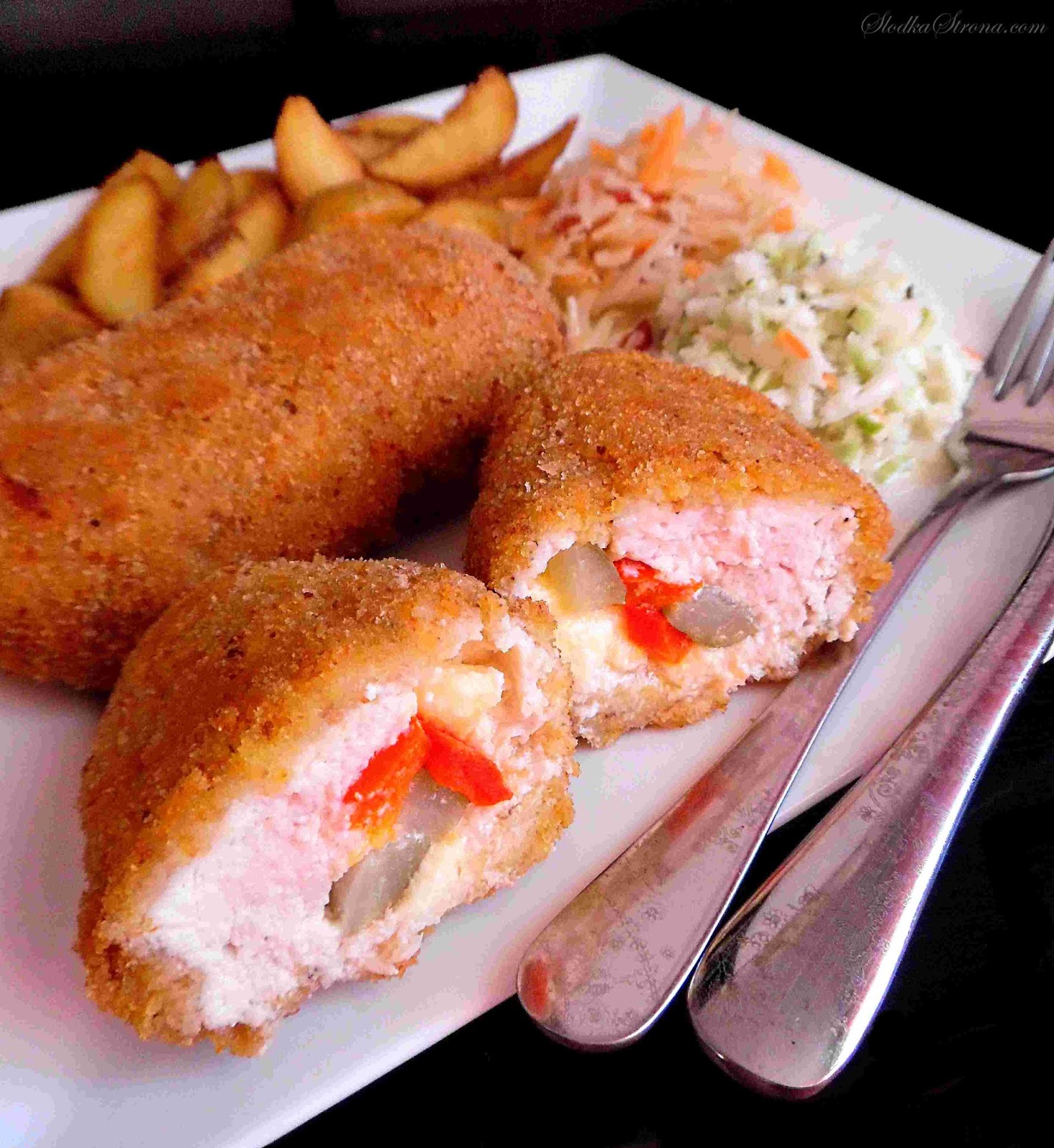 Słodka Strona: Devolay z Oscypkiem, Ogórkiem i Papryką (Kurczak z ...