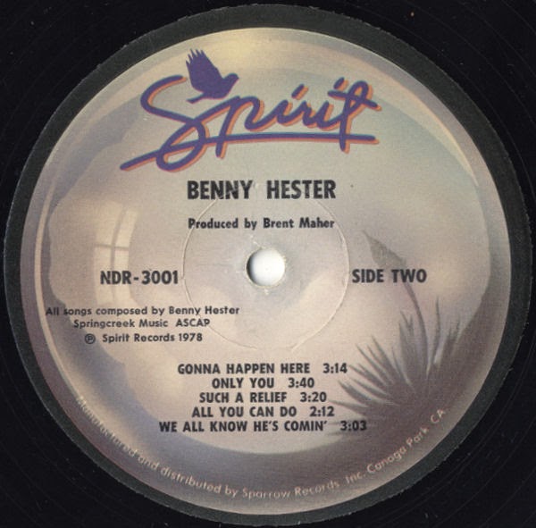 100 Greatest CCM Albums of the '70s: #76 BENNY HESTER by Benny Hester ...