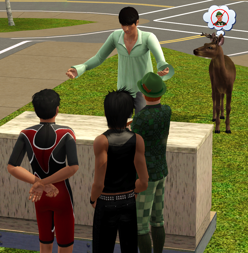 Zhippidy's Custom Poses for Sims 3: Courtroom - 4 Poses