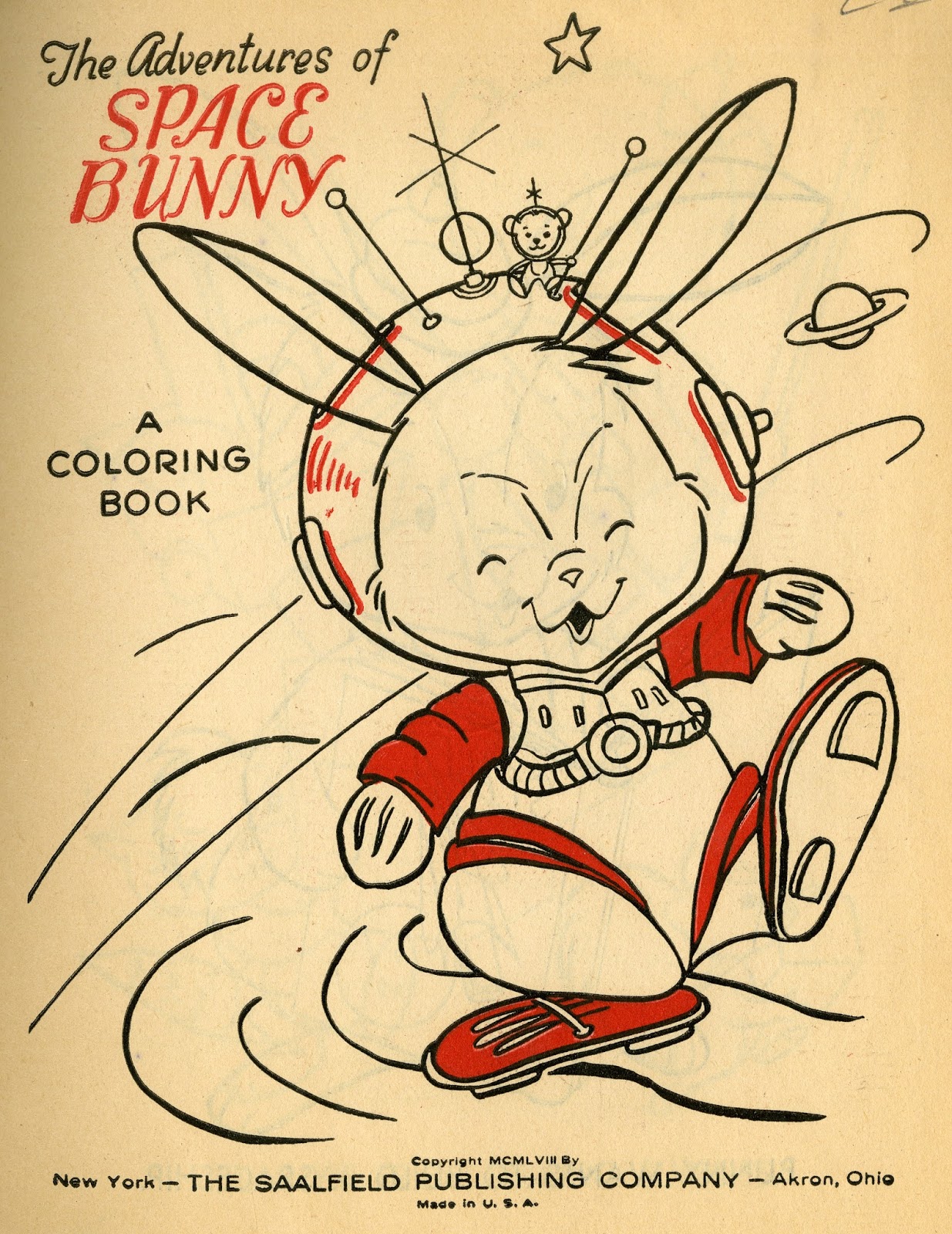 Dreams of Space - Books and Ephemera: The Adventures of Space Bunny (1958)