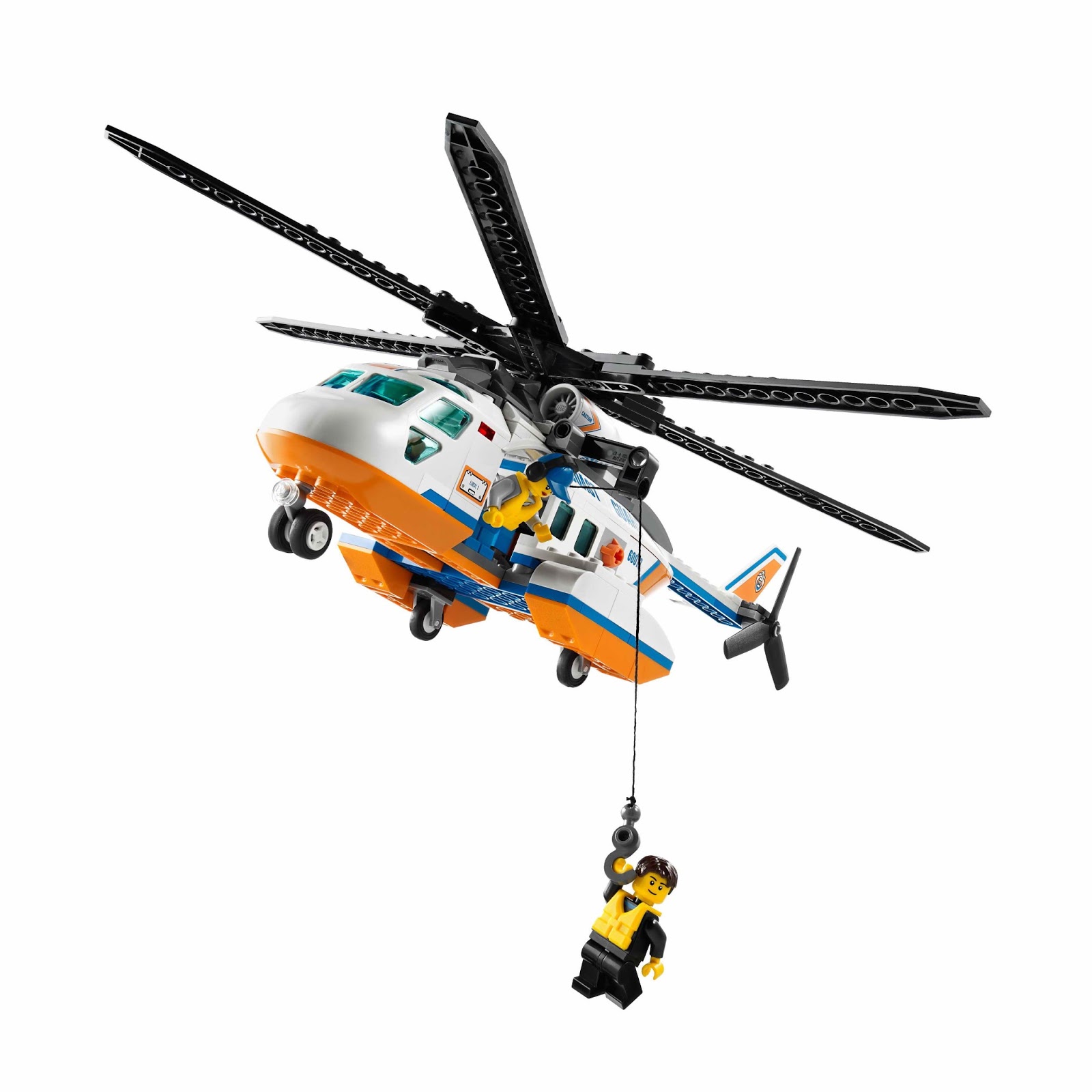 oneTWOBRICK.com: set database: LEGO 60013 coast guard helicopter