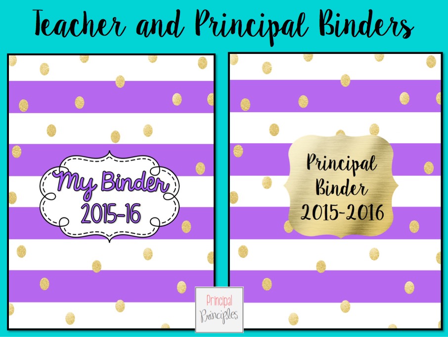 Back to School Principal Ideas - Stephanie McConnell/Principal Principles