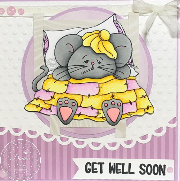 Kards By Krash Scrapper: Get Well Mouse