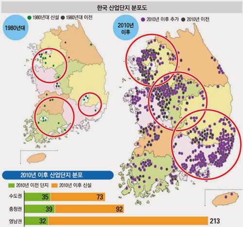 Redrawing Korean Maps - Innovation Clusters