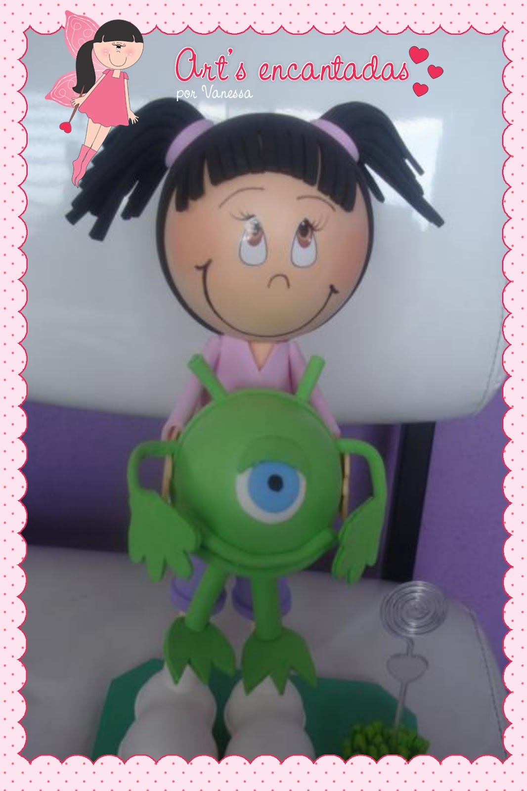 Artes Encantadas por Vanessa: Boo do Monstros SA