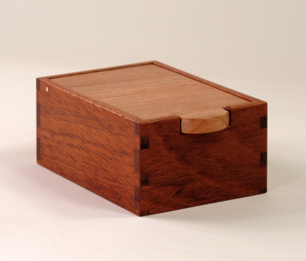 JM Craftworks: Cherry & Reclaimed Teak Keepsake Box