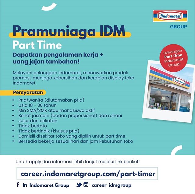 Lowongan Kerja Indomaret Terbaru
