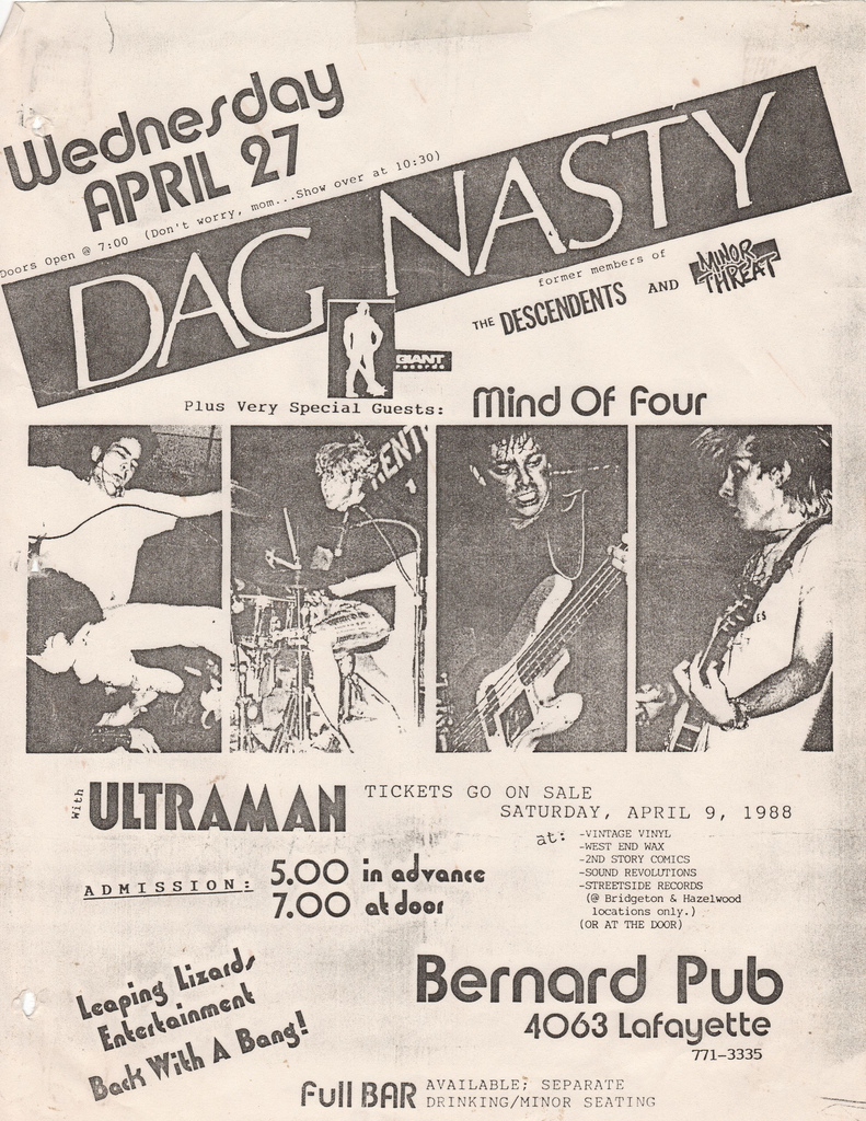 we cause havoc wherever we go..!!: dag nasty - can i say lp washington ...