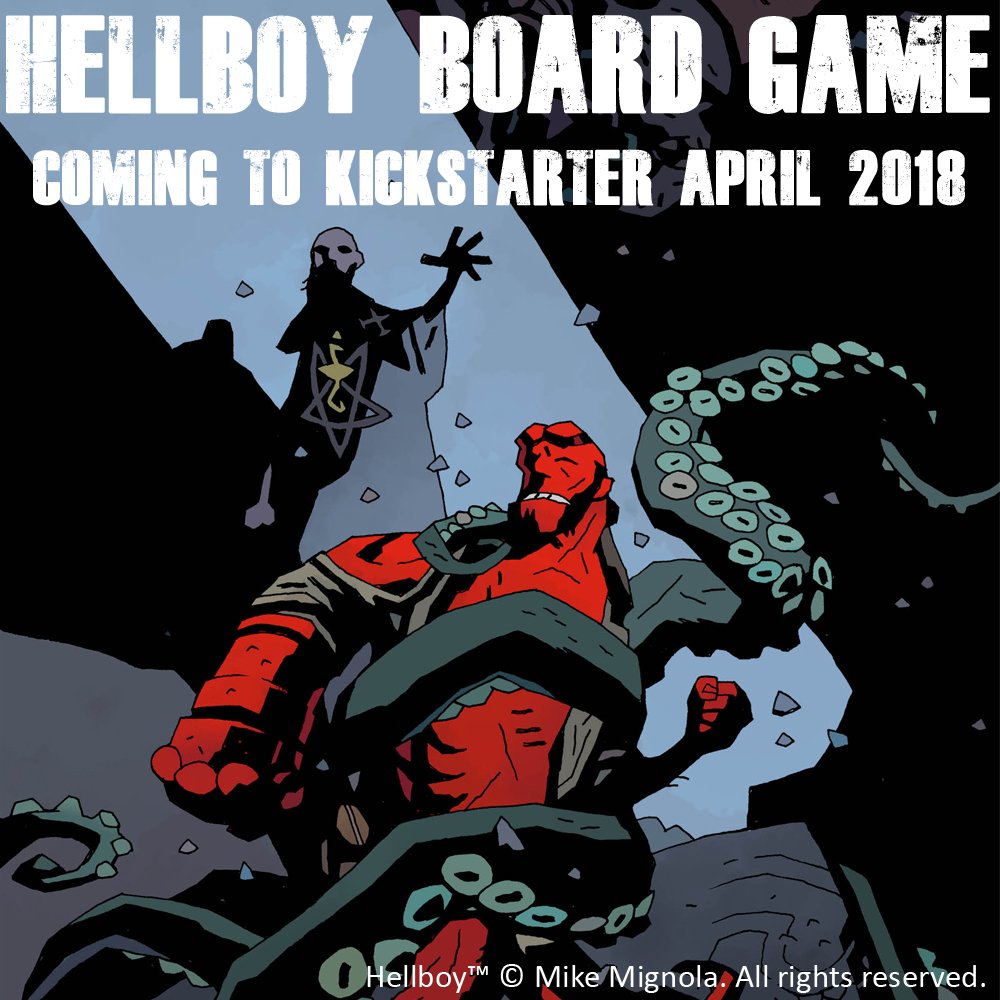 Wargame News and Terrain: Mantic Games: New Hellboy Board Game Announcement