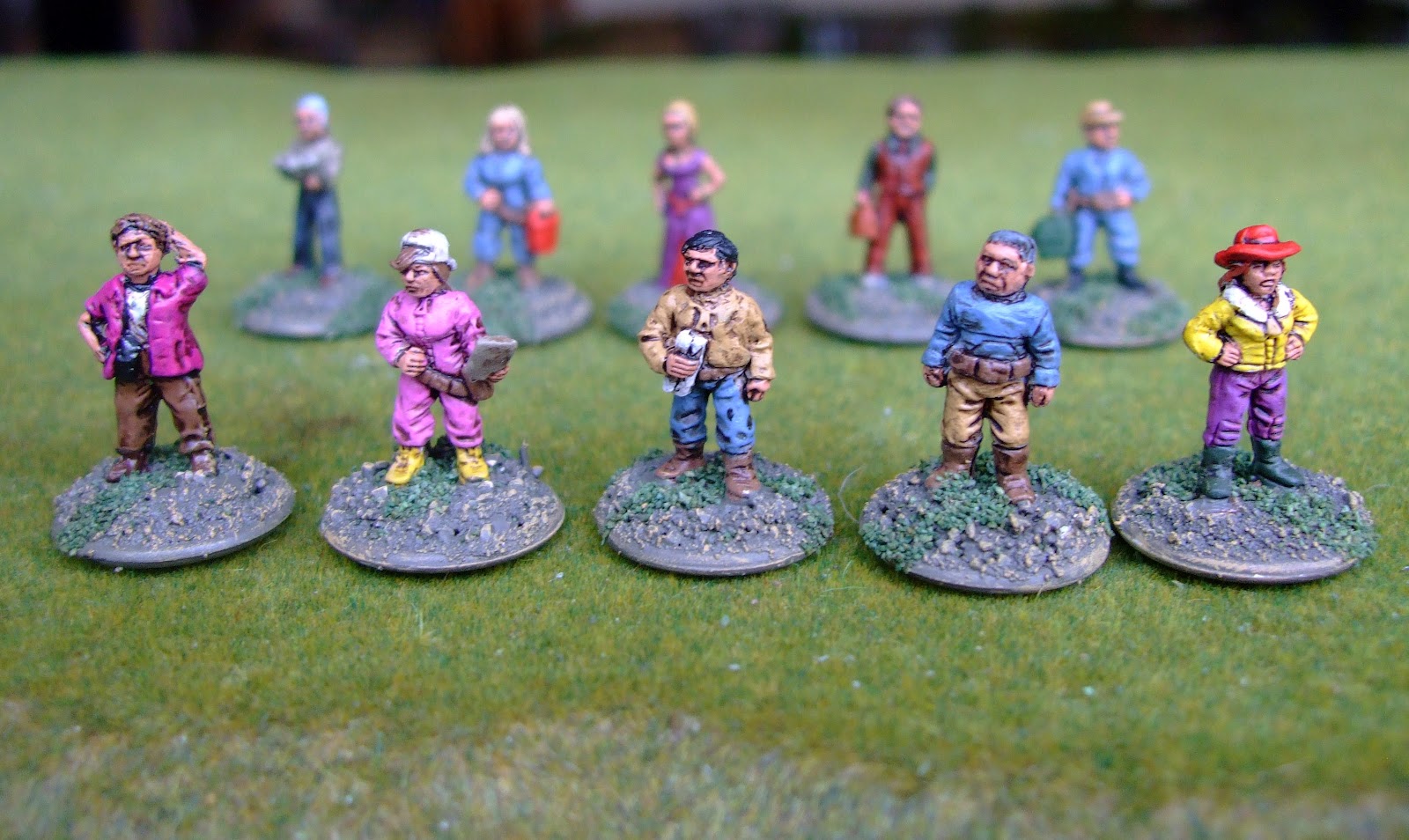 The Angry Lurker: 15mm Sci-Fi GZG Painted Colonists......