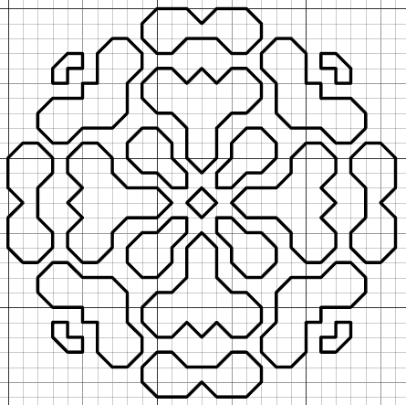 Imaginesque: Blackwork Motif Pattern Version 1