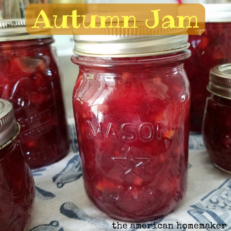 The American Homemaker: Autumn Jam with an Instant Pot Shortcut