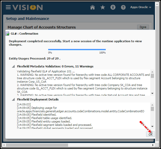 Oracle Applications Oracle Fusion General Ledger Setup Steps Training