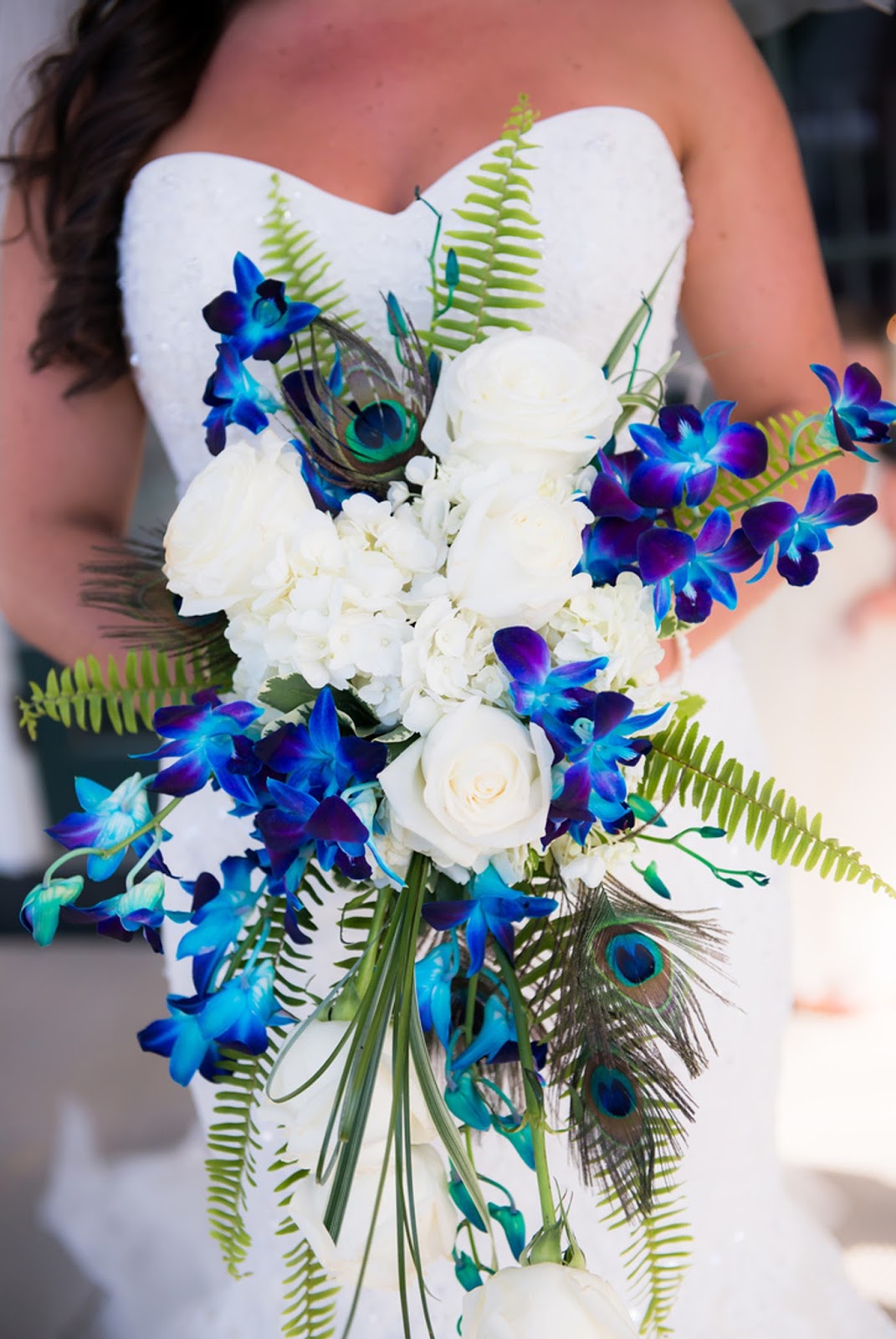 Peacock Wedding Bouquet ~ Wedding Flowers Ideas