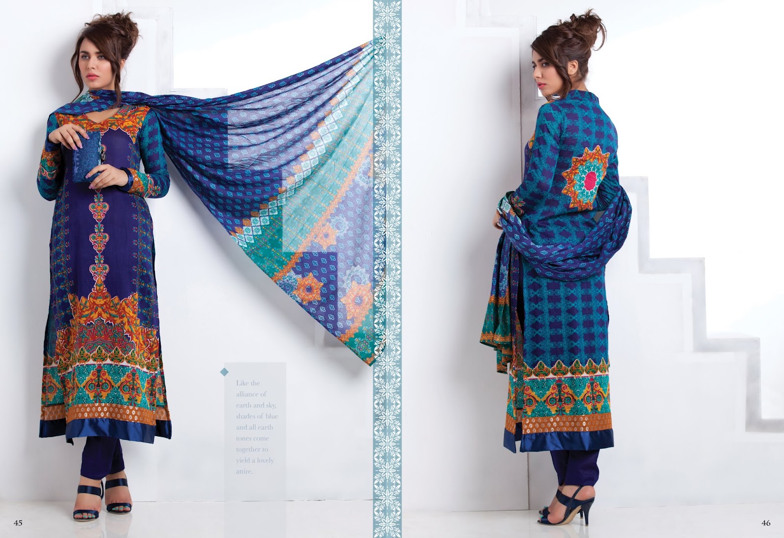 Firdous Printed Dresses for Eid | Firdous Dresses 2012-2013