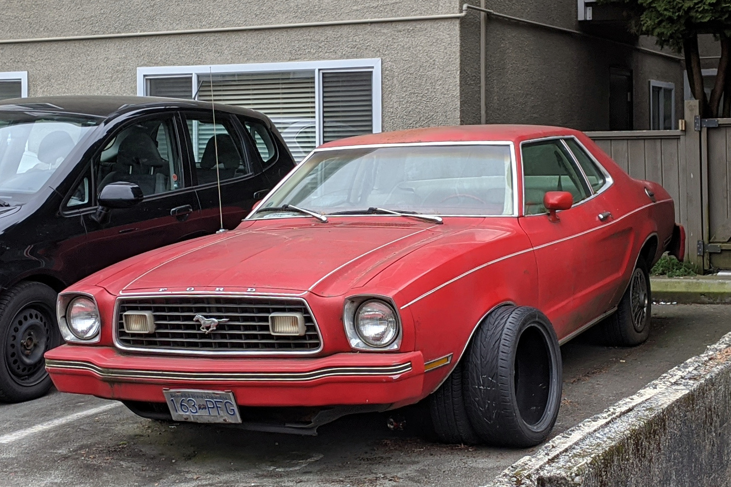 Old Parked Cars Vancouver: Mustang II