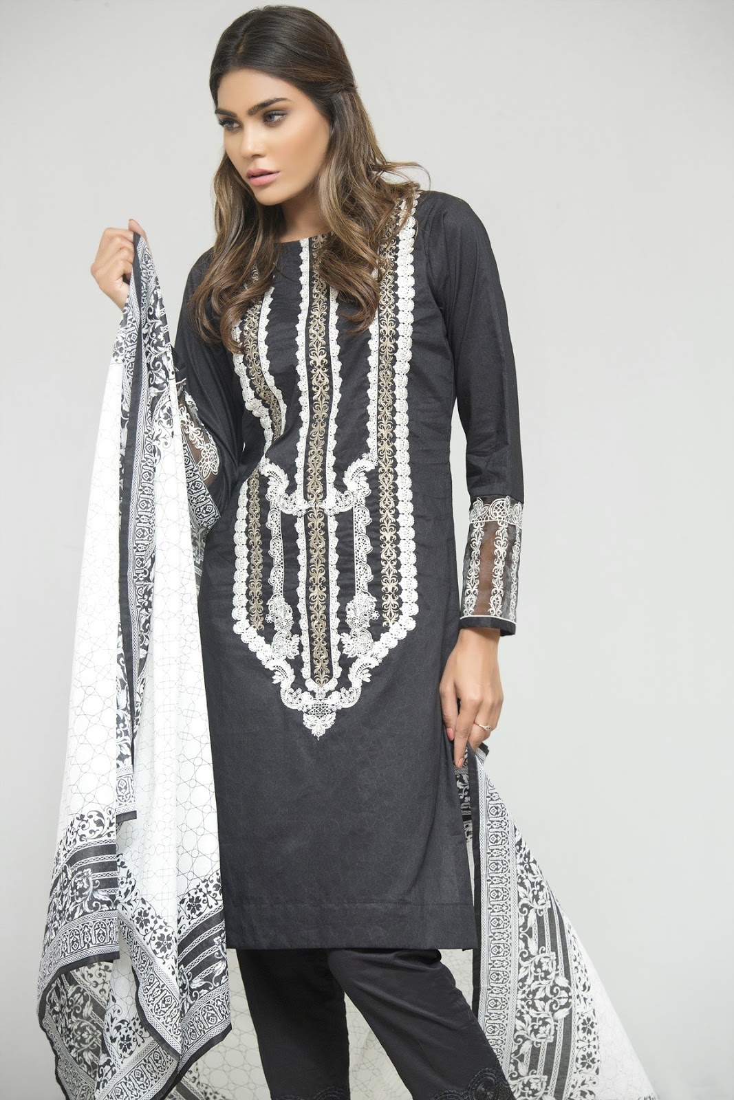 Bonanza Luxury Black & White Collection VOL-2 2016 - Guardians Clothes