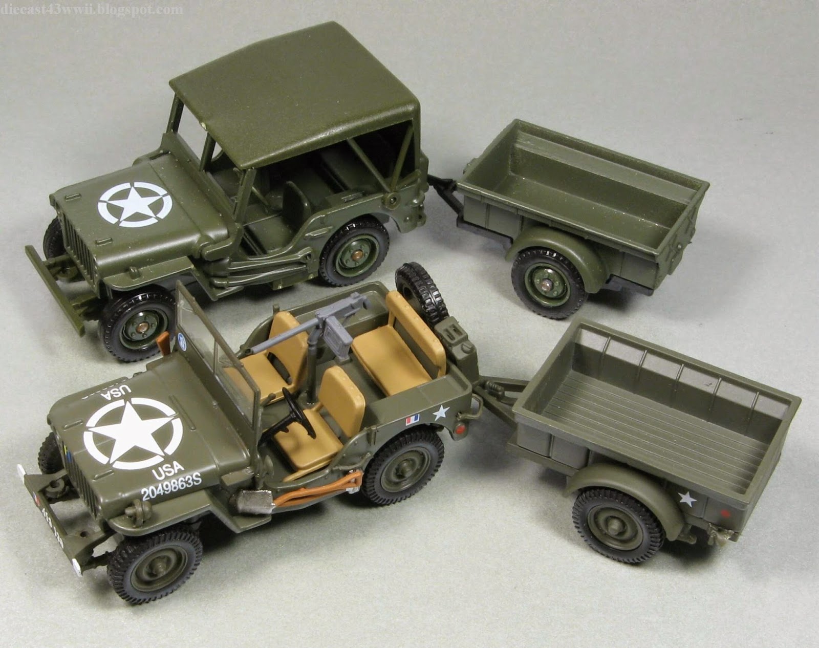 Military scale models: Jeep. Solido