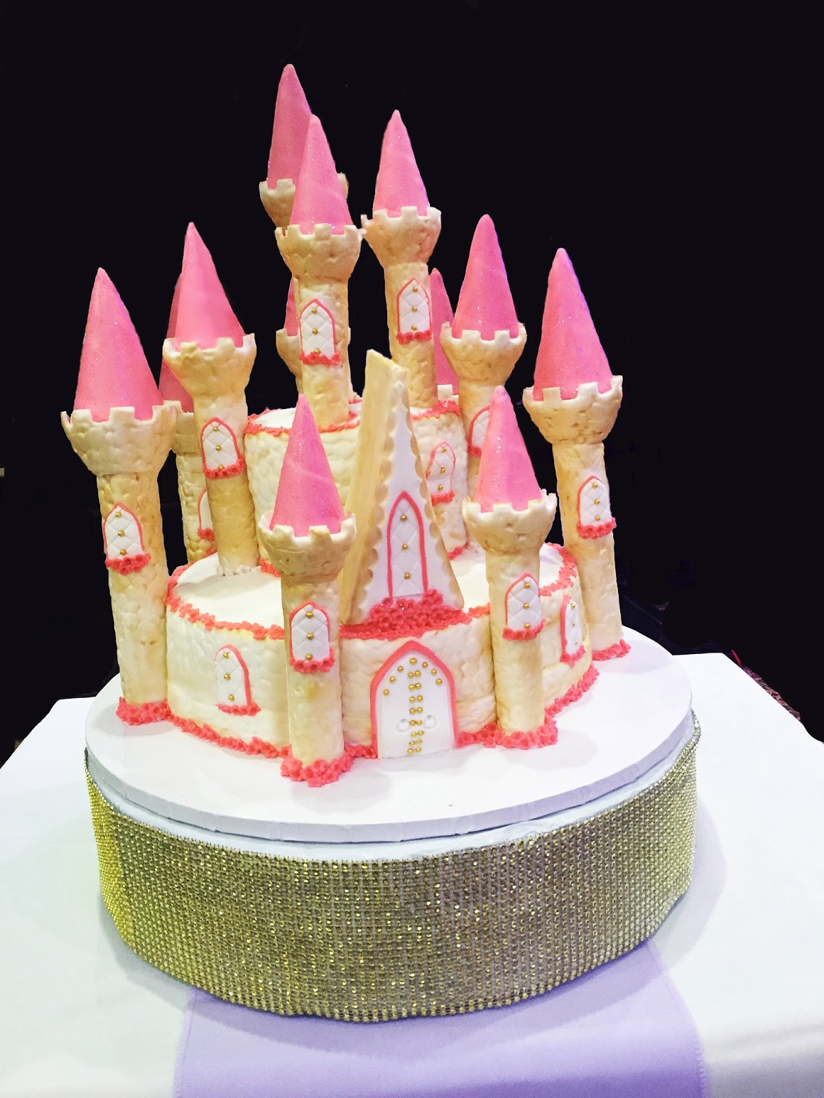Artnscience Creations: Princess Castle cake