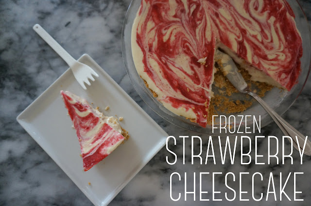 Frozen Strawberry Cheesecake
