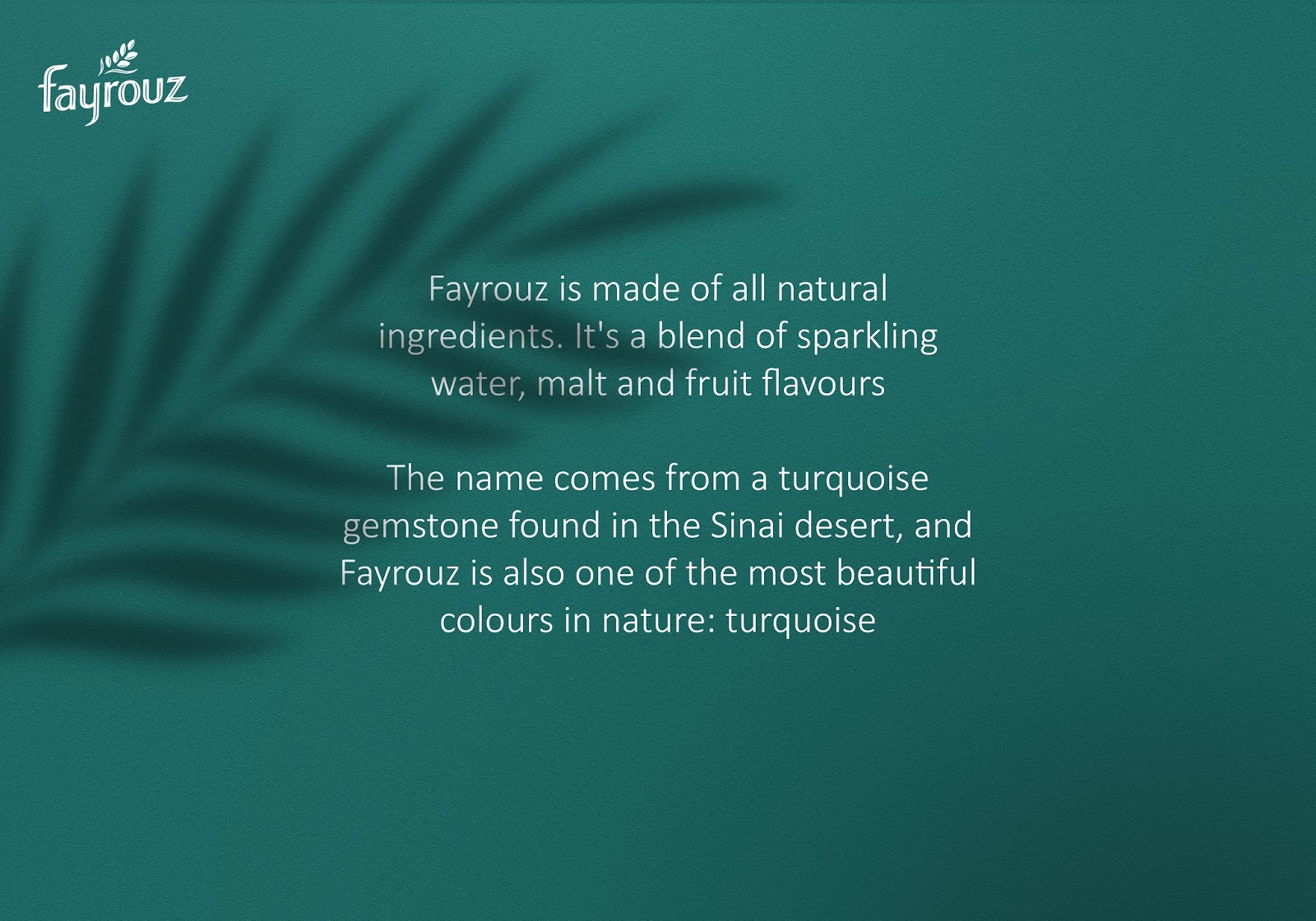 Fayrouz Drink Minimalism – Packaging Of The World