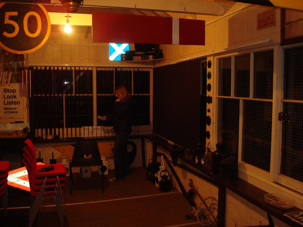 seriously spooky: Cefn Cribwr SIgnal Box