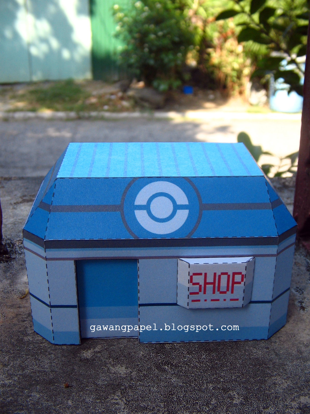 Gawang Papel: Pokemon Ruby/Sapphire: Building #2 - Pokemon Mart