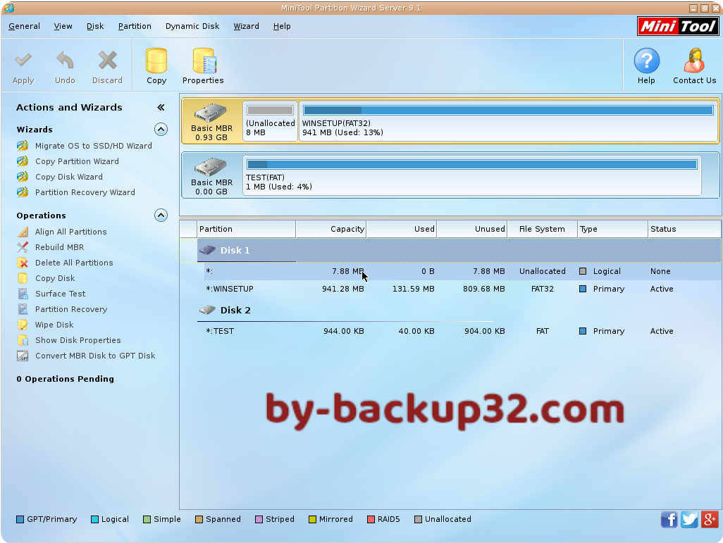 اسطوانة مينى تول بارتشن ويزارد 9 لتقسيم وادارة الهارد من خارج الويندوز ...