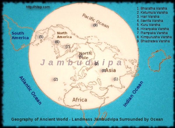 18 Mahapuranas of Hinduism: Ancient Geography of Earth - Vishnu Purana ...