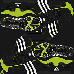 FIFA 12 Boots Editing: Adidas AdiPure 11 Pro - Black/White/Slime