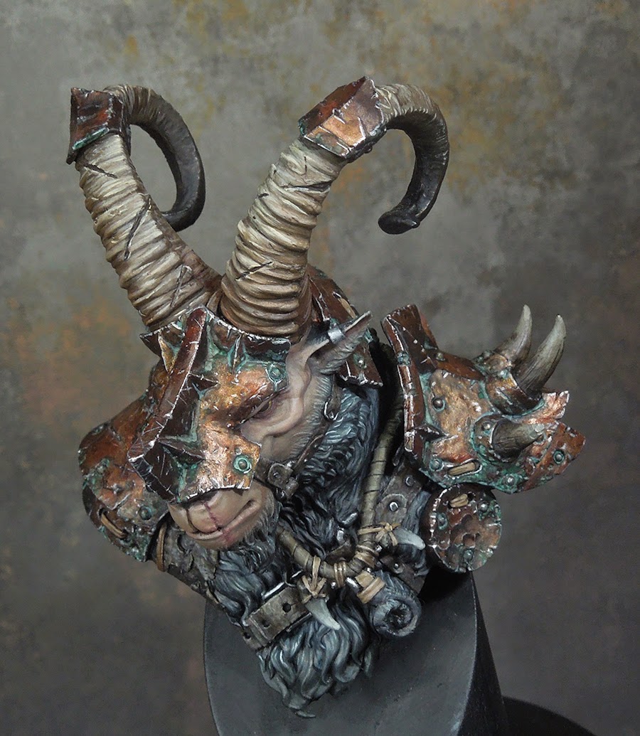 MASSIVE VOODOO: Step by Step: Sha'un, Ram-Tribe Warrior