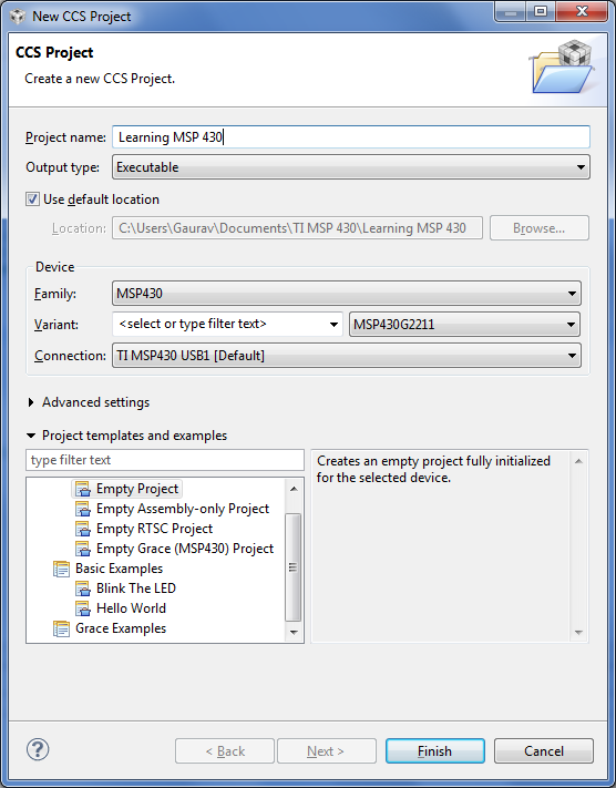 Embedded Engineering : Beginning MSP430 Microcontroller with Launch Pad