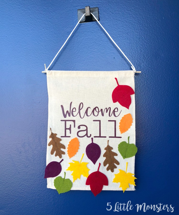 5 Little Monsters: Welcome Fall Banner
