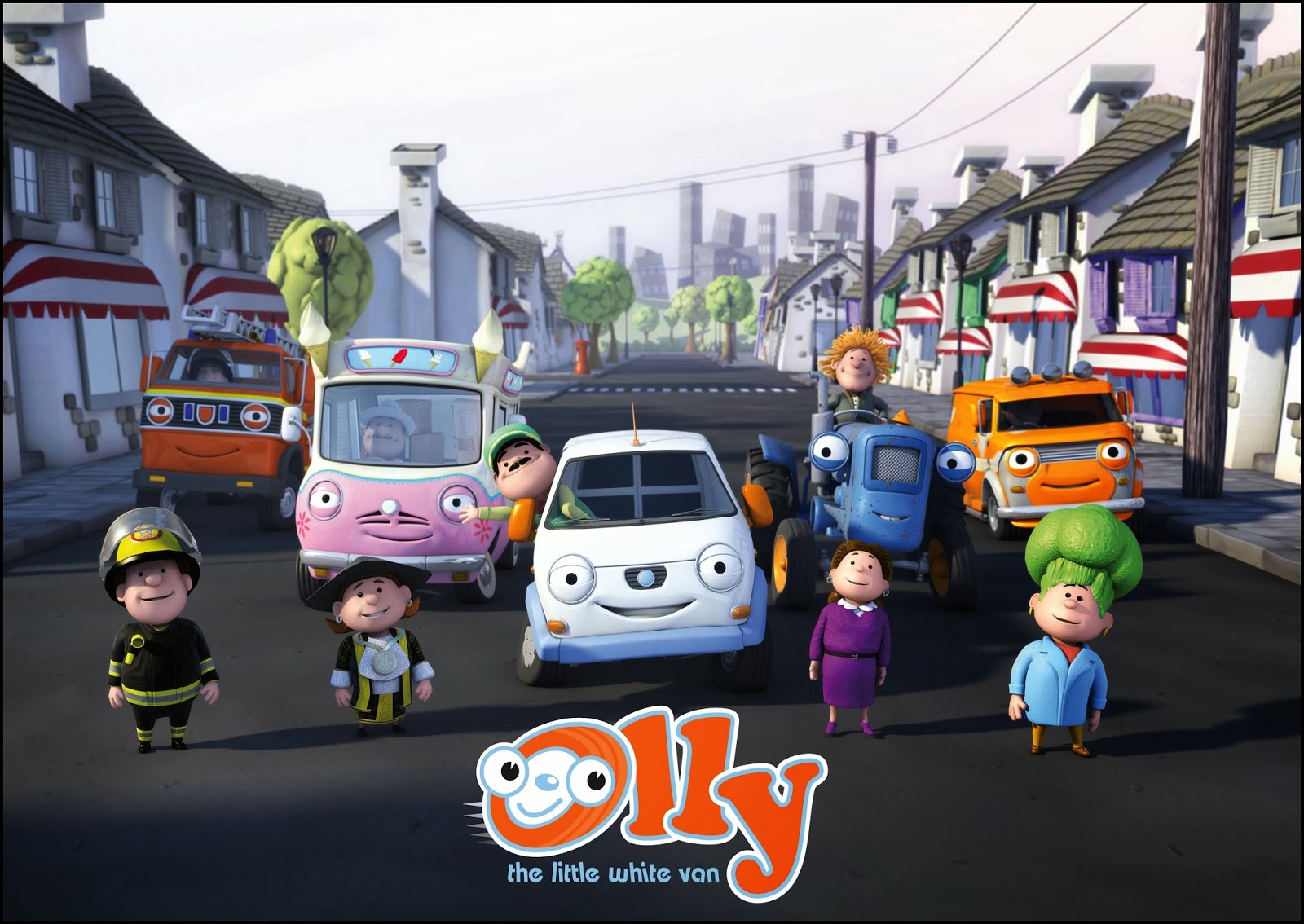 Olly the Little White Van | Red Rose Mummy