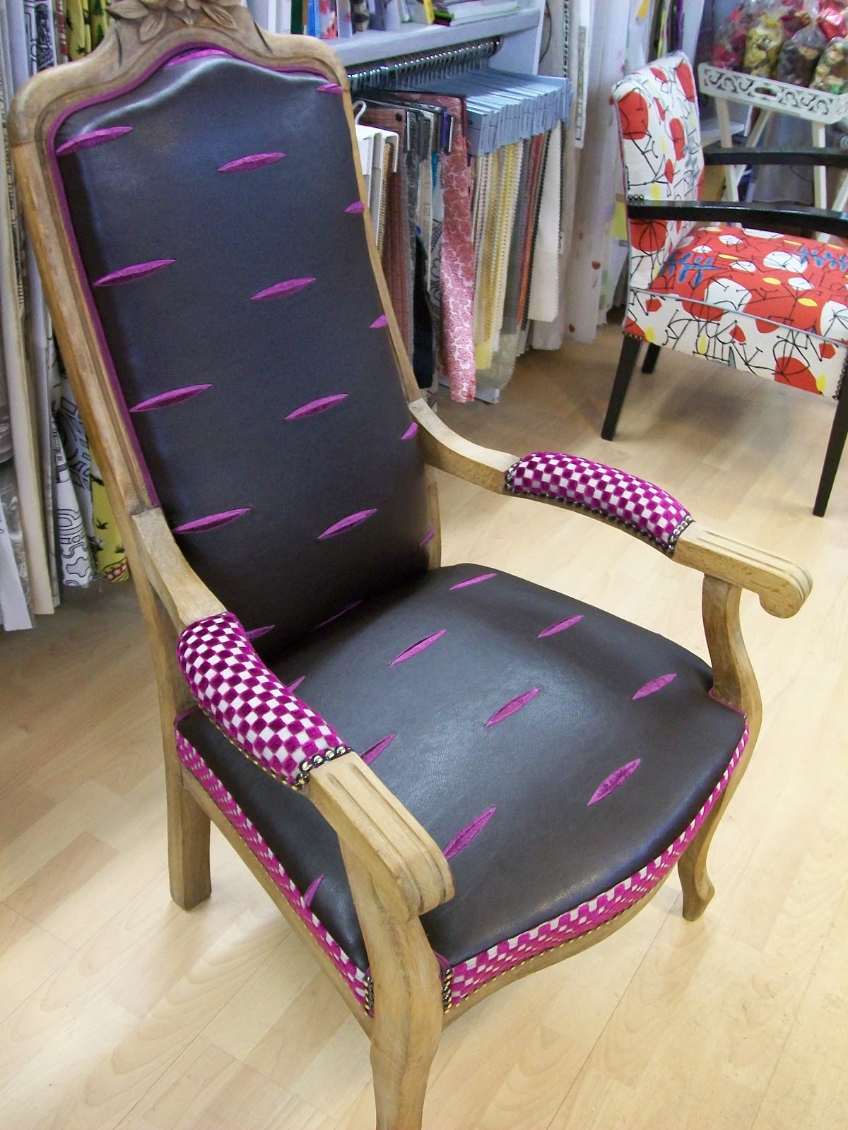 l'atelier.créa: Fauteuil Voltaire Relooker
