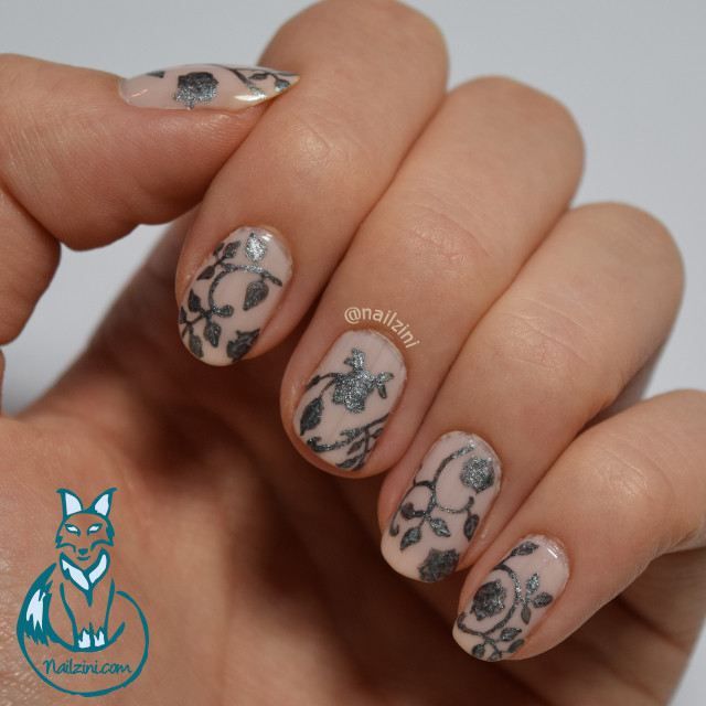 Dolce and Gabbana winter 2016 inspired mani | Nailzini: A Nail Art Blog