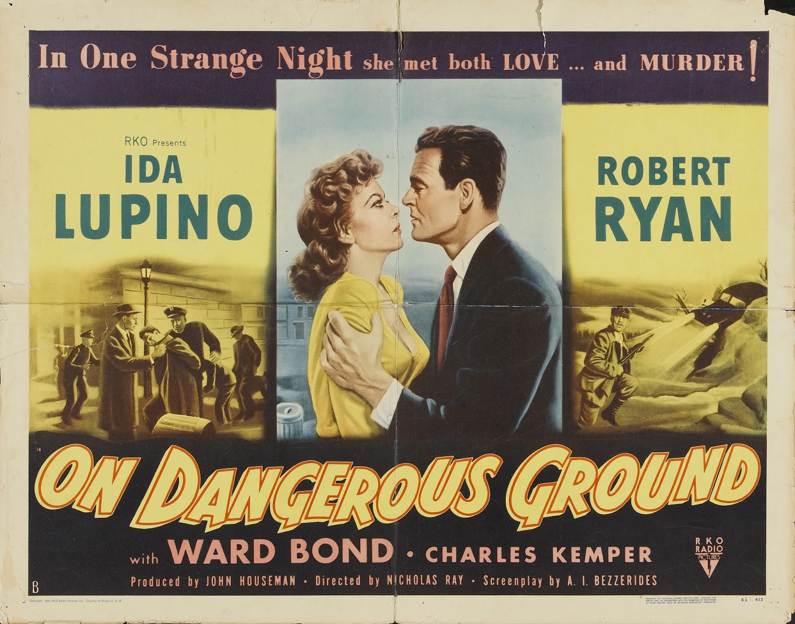OBSCURE CINEMA : ON DANGEROUS GROUND (1951)