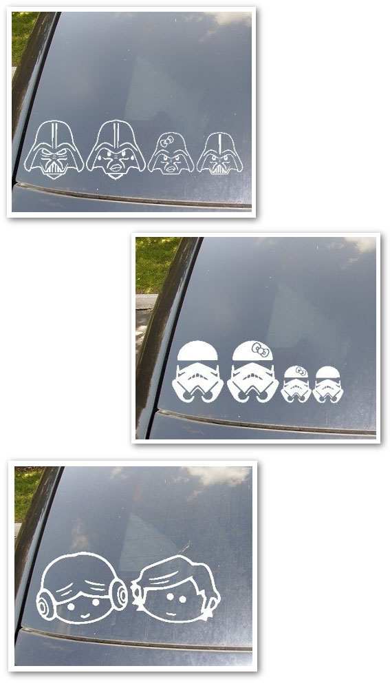 The Star Wars Culture: Star Wars Car Stickers